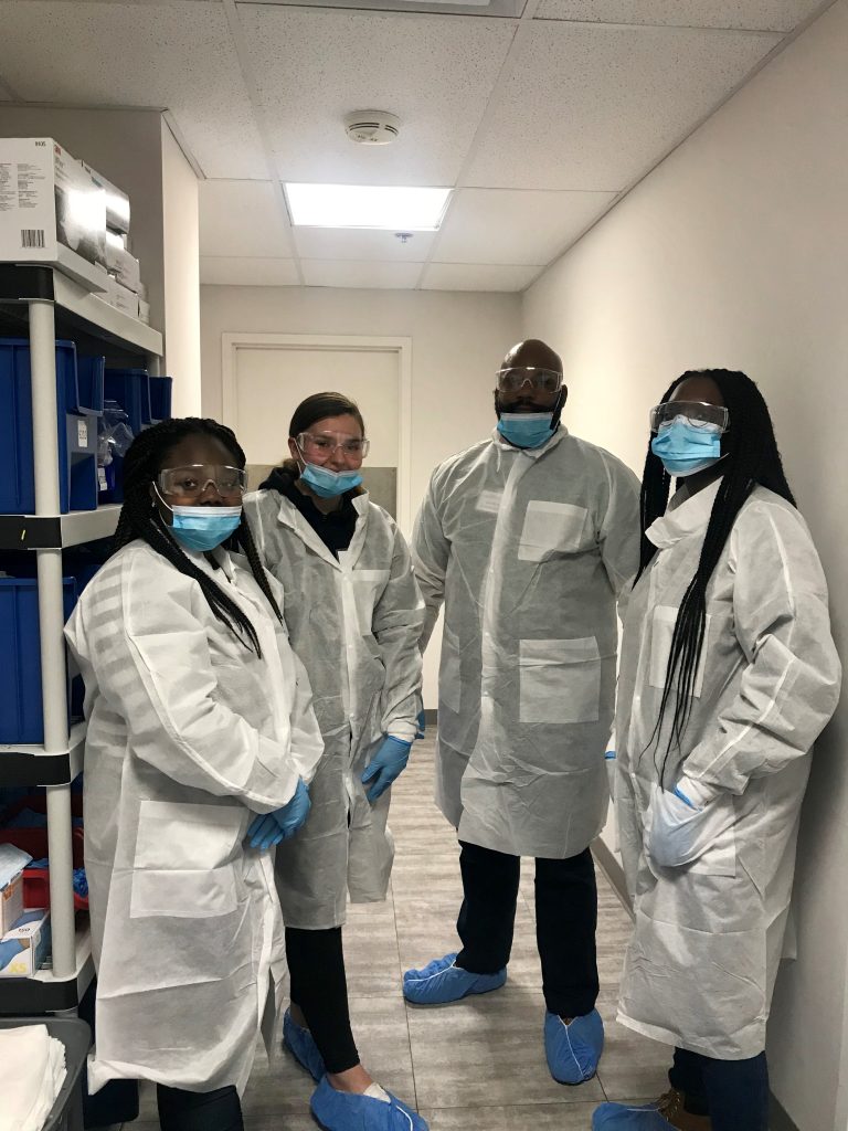 Biotech students Lab Tour - Academies at Roxborough