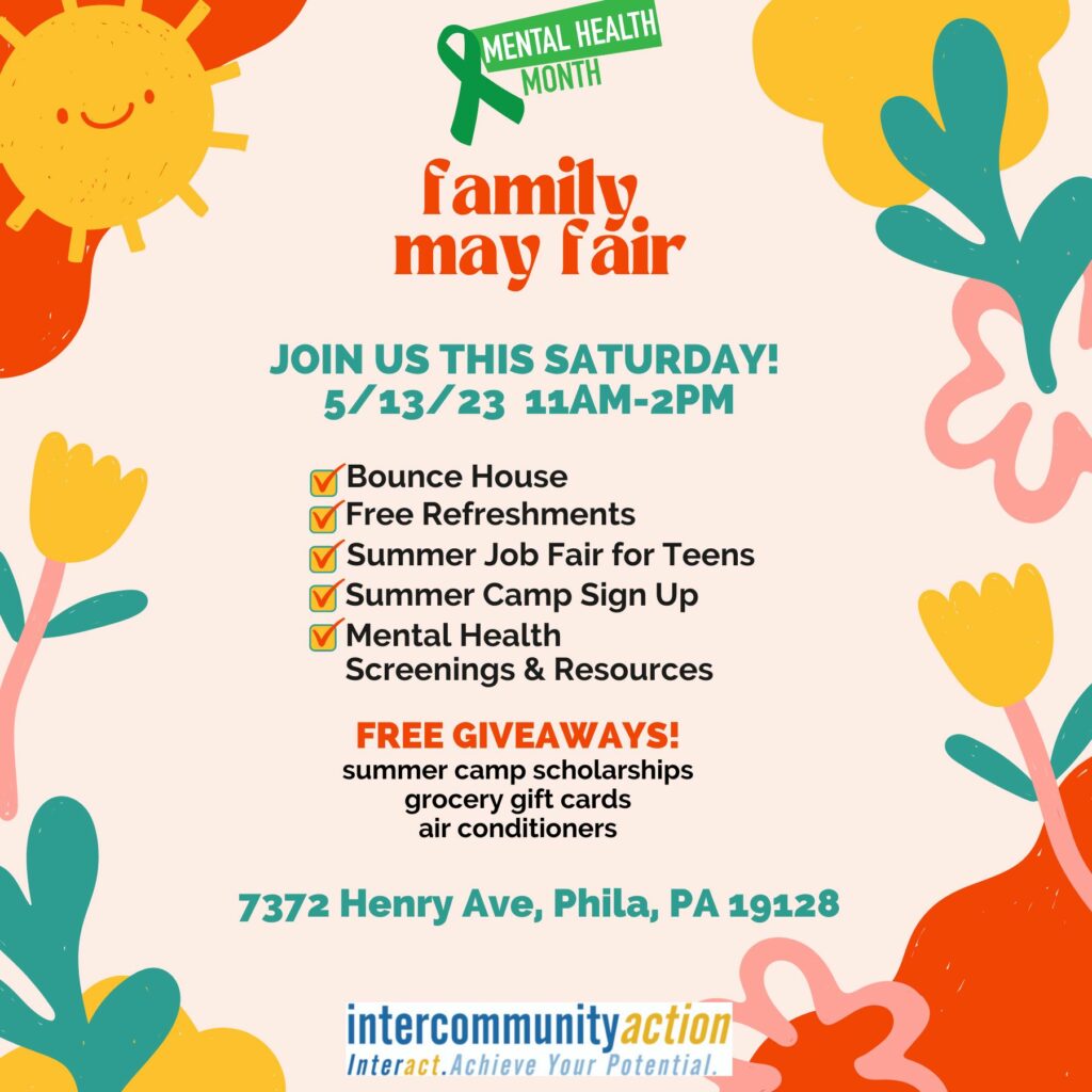 Family May Fair @ Intercommunity Action - Academies at Roxborough
